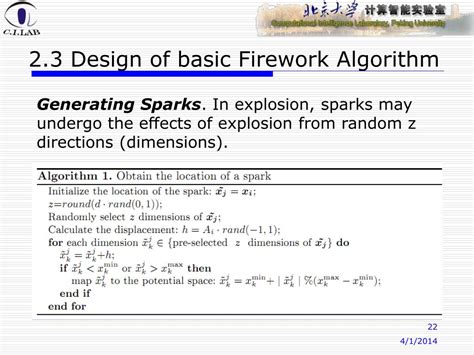 Ppt Advance In Fireworks Algorithm And Its Applications Powerpoint