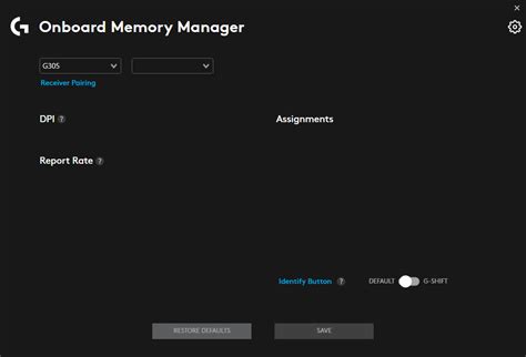 Onboard Memory Manager Not Working With G304 305 R Logitechg