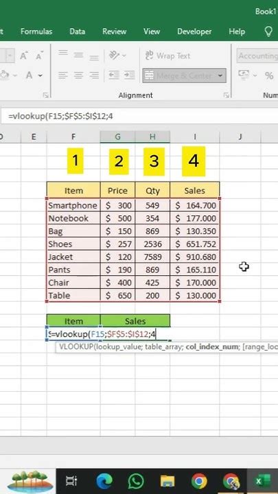 The Power Of Vlookup‼️‼️‼️ Exceltips Shorts Shortvideo Microsoft Excel Youtubeshorts