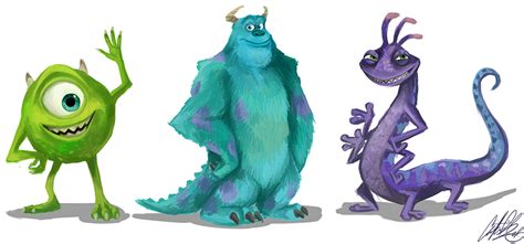Characters From Monsters Inc To Draw