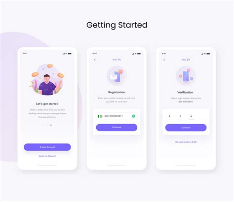 Getting Started Screens On Behance