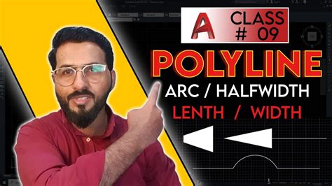 AutoCAD Polyline Command All Options How To Create Polyline In AutoCAD Class HINDI URDU