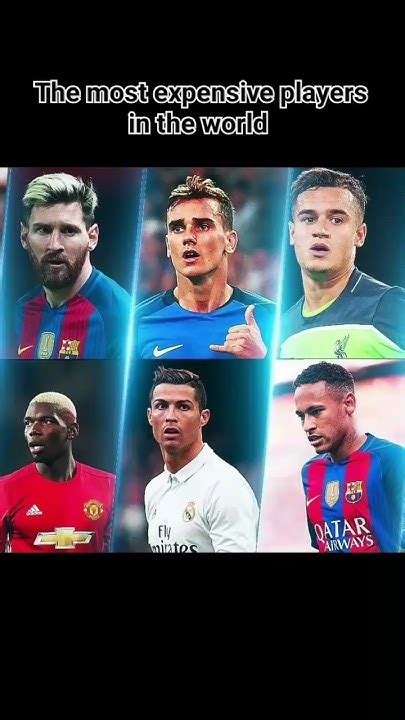 2023 The Most Expensive Players In The World Cshorts Youtube