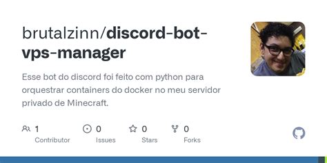 Github Brutalzinndiscord Bot Vps Manager Esse Bot Do Discord Foi Feito Com Python Para