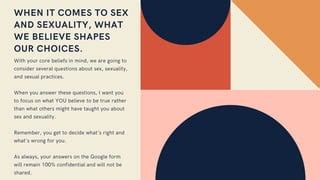 Week Five What S Right For You PDF
