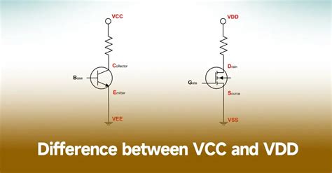 What Is The Difference Between Vcc And Vdd In Microcontroller Pins Ibe Electronics