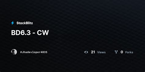 Bd63 Cw Stackblitz