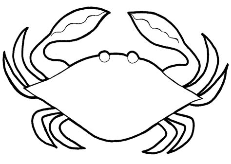 Free Printable Crab Template