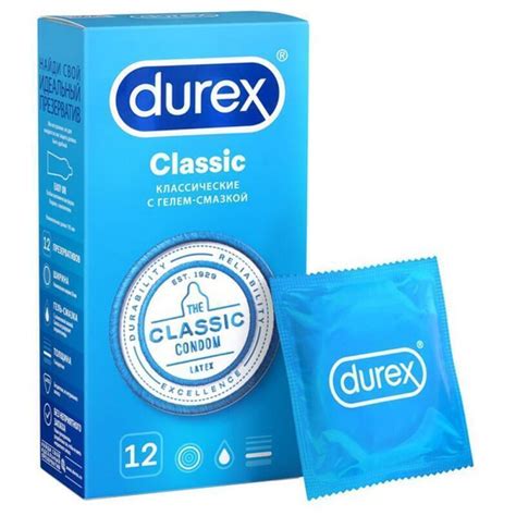 Durex Classic Презервативы 12 шт купить с доставкой по выгодным