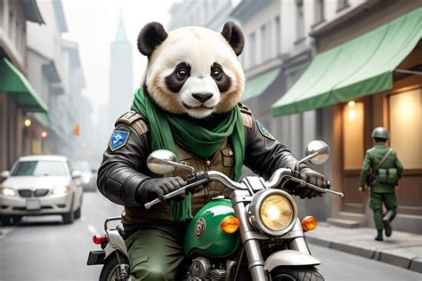 Ai产生的 熊猫 骑自行车的人 Pixabay上的免费图片 Pixabay