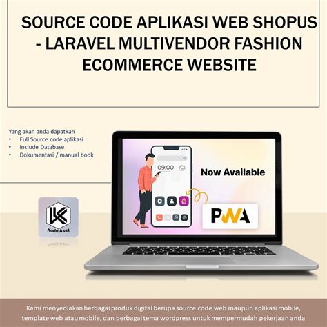 Jual Source Code Aplikasi Web Shopus Laravel Multivendor Fashion