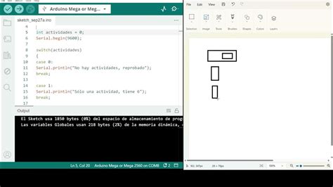 Ejemplo Del Uso De Switch Case En Arduino Ide Youtube