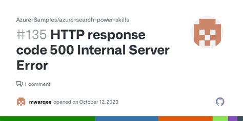 response code 500 internal server error · issue 135 · azure