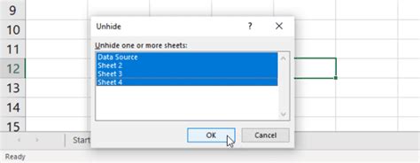 How To Hide Worksheets And Tabs In Excel With Password