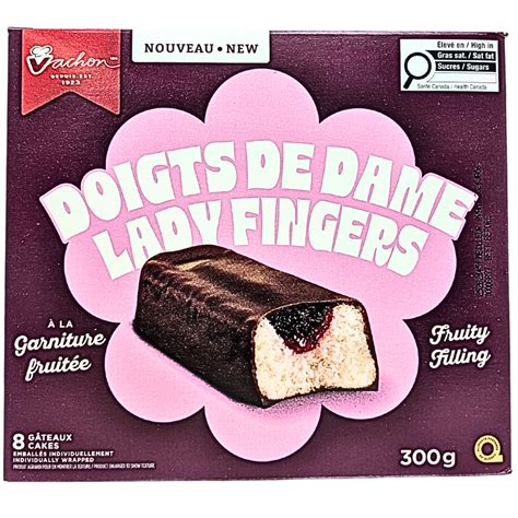 Vachon Lady Fingers Fruity Filling 8 Cakes 300g Candy Funhouse