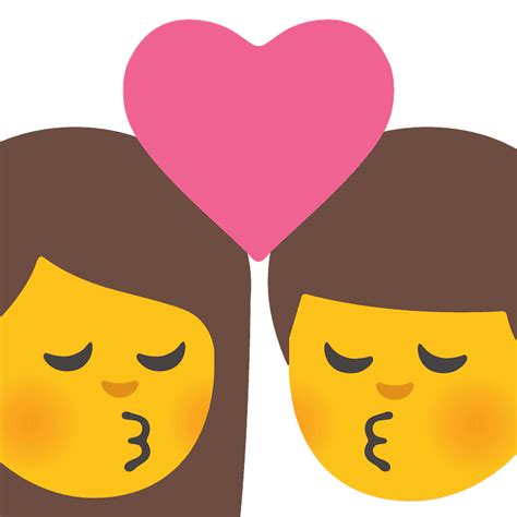 Kiss Woman Man Emoji Clipart Free Download Transparent Png Creazilla