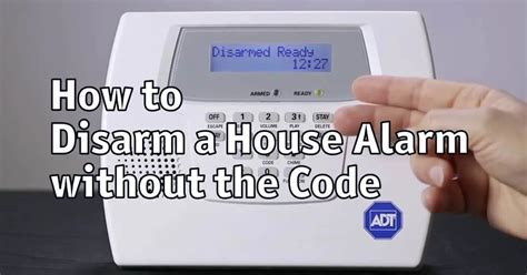 how to disarm alarm system new product assessments specials and