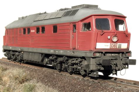becasse weathering: Baureihe 232 der DB: Die Roten stehen vor der Tür!
