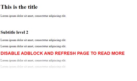 JavaScript Adblock Check Dev Bay Front End Tips