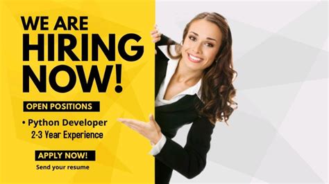 We Need Python Experts For Process Automation Development Works For A Fast Paced And Innovative