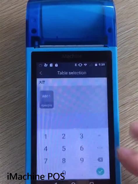 Smart Handheld Machine Mobile Pos Qr Code Scanner Android Touch Screen Pos Terminal Pos System