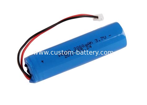 Cylindrical V Mah Lithium Ion Battery Pack With Pcm