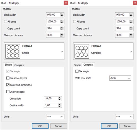 ECut For CorelDRAW Functions Multiply