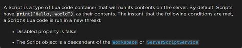 server script does not run under correct conditions scripting support