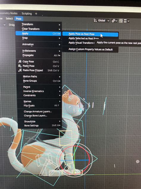 Animation Apply Pose As Rest Pose My Model Become Mess Blender
