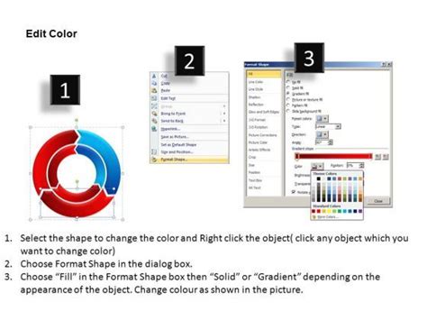 3 Stage Cycle Chart Diagrams PowerPoint Templates