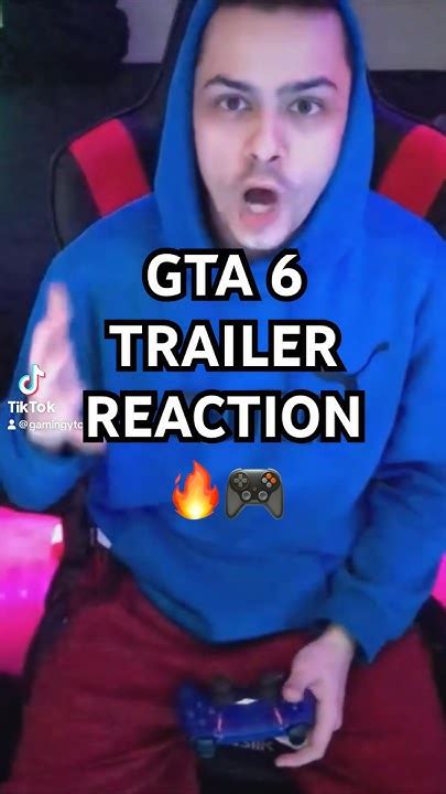 Gta 6 Trailer Reaction🎮gta6 Gta Gaming Youtube