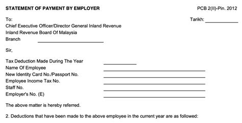 Where Do I Download Lhdn Forms Ea 8a E Std 2 Pcb 2 Ii