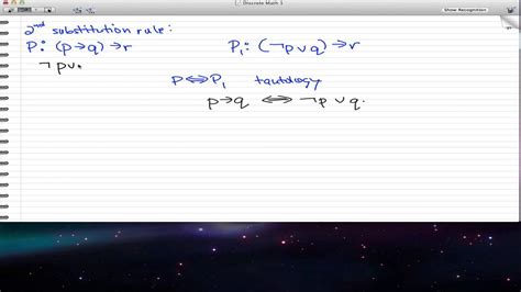 Discrete Math 1 Tutorial 24 2nd Substitution Rule Youtube