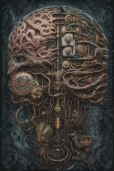 The Prefrontal Cortex Of The Brain S Executive Center Generative Ai Stock Illustration