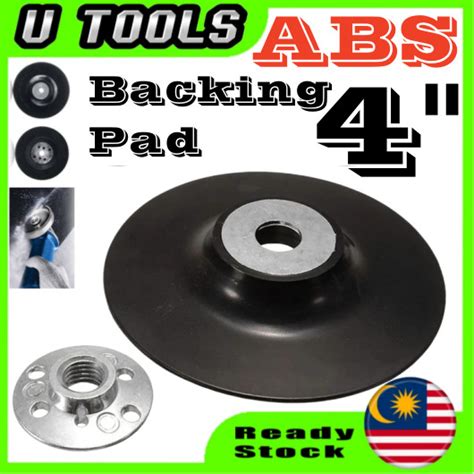 4 Inch 100mm M10 Screw Sanding Disc Backing Pad Abs Plastic Back Pad
