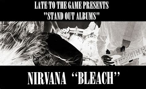 Nirvana Bleach Album Cover Nirvana Bleach 40 Purchase Via Link In