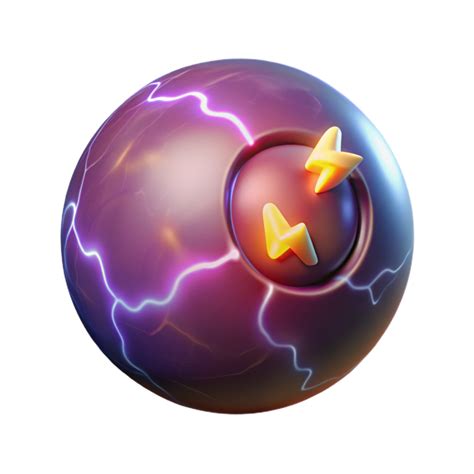 Dazzling Notable Concept Art Style Hyper Specific Isolated Cutout Of A Single Pulsating Orb Of