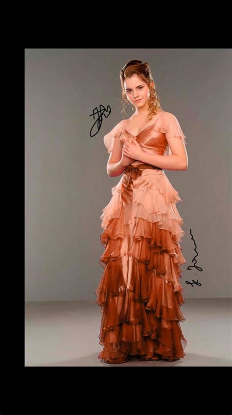 Emma Watson Harry Potter Yule Ball Dress Yule Ball Behind The Scenes