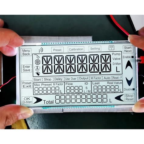 custom stn lcd 7 segment display va tn stn lcm monochrome monitor touch screen lcd panel for