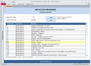 MS Access DLOOKUP Function Microsoft Access Programs