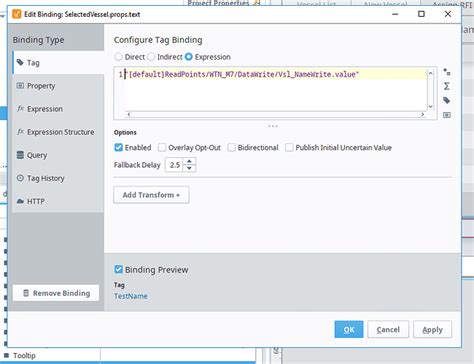 tag binding with expression ignition inductive automation forum
