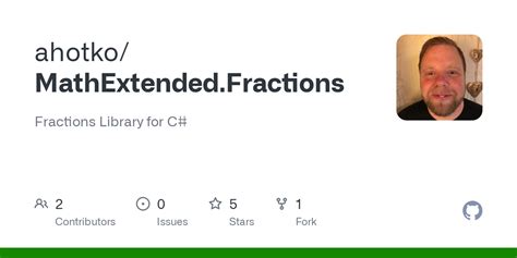 GitHub Ahotko MathExtended Fractions Fractions Library For C