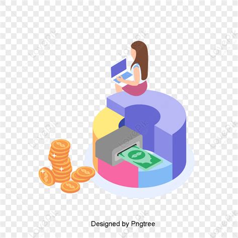 25 D 인물 일러스트 금융금화데이터과학 기술 Png 일러스트 무료 다운로드 Lovepik