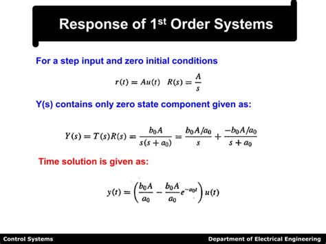 Chapter 2 Linear Control System Ppt