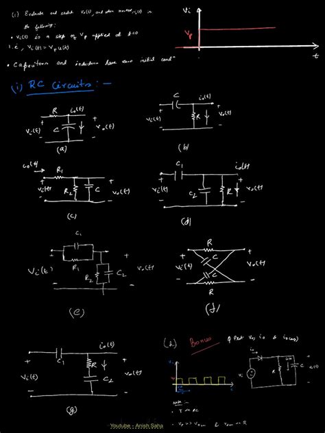Transient Response Of First Order Circuits Pdf Electrical