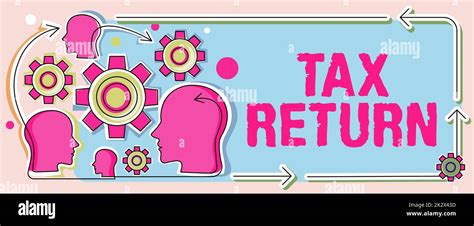 Text Caption Presenting Tax Return Business Overview Which Taxpayer Makes Annual Statement Of