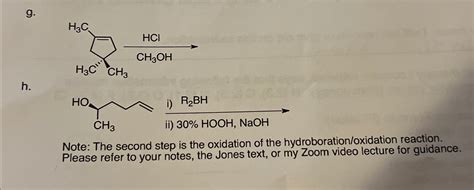 Solved G H Note The Second Step Is The Oxidation Of The