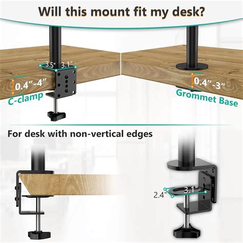 4 Screen Monitor Stand Leg Mount Multybyte