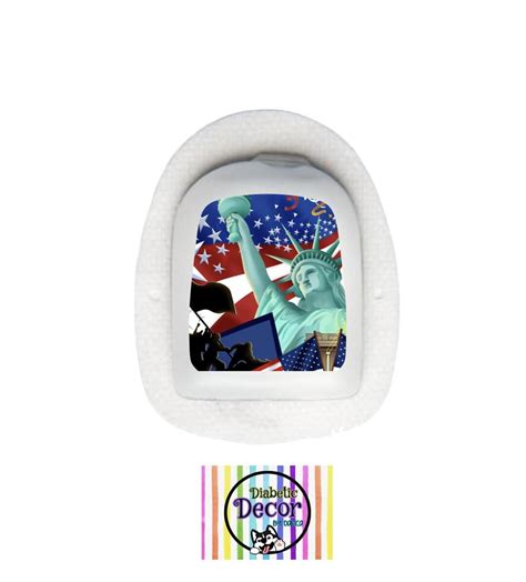 Omnipod Lady Liberty Omnipod Sticker Diabetes Stickers Bestseller