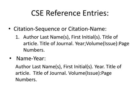 Ppt Comparing Citation Styles Powerpoint Presentation Id 5413423